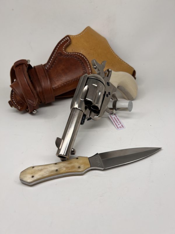 New UBERTI DOC HOLLIDAY® THUNDERER® COMBO 45LC 3.5″ NICKEL REVOLVER ...