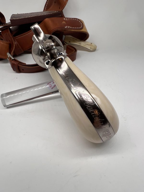 New UBERTI DOC HOLLIDAY® THUNDERER® COMBO 45LC 3.5″ NICKEL REVOLVER ...