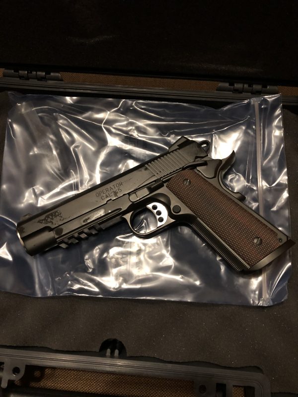 Demo SPRINGFIELD ARMORY 1911 PROFESSIONAL LIGHT RAIL .45ACP HANDGUN ...