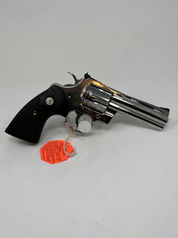 New COLT PYTHON 4.25″ – 357 MAGNUM – STAINLESS STEEL – WALNUT TARGET ...