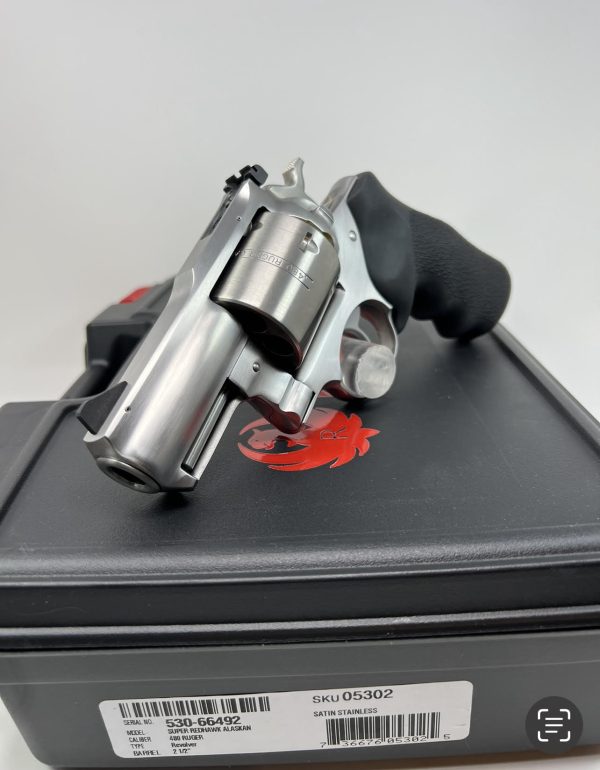 New RUGER SUPER REDHAWK ALASKAN – DOUBLE ACTION 480 Ruger 6-ROUND ...