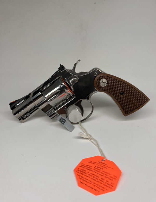 New COLT PYTHON 2.5″ – 357 MAGNUM – STAINLESS STEEL – WALNUT TARGET ...