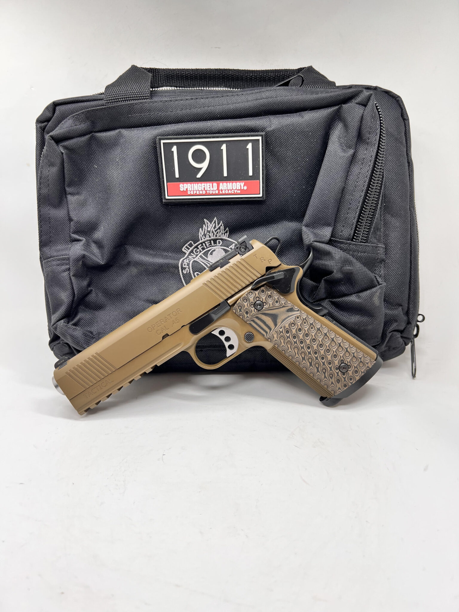 New SPRINGFIELD ARMORY 1911 TRP™ OPERATOR® FULL RAIL – COYOTE BROWN ...