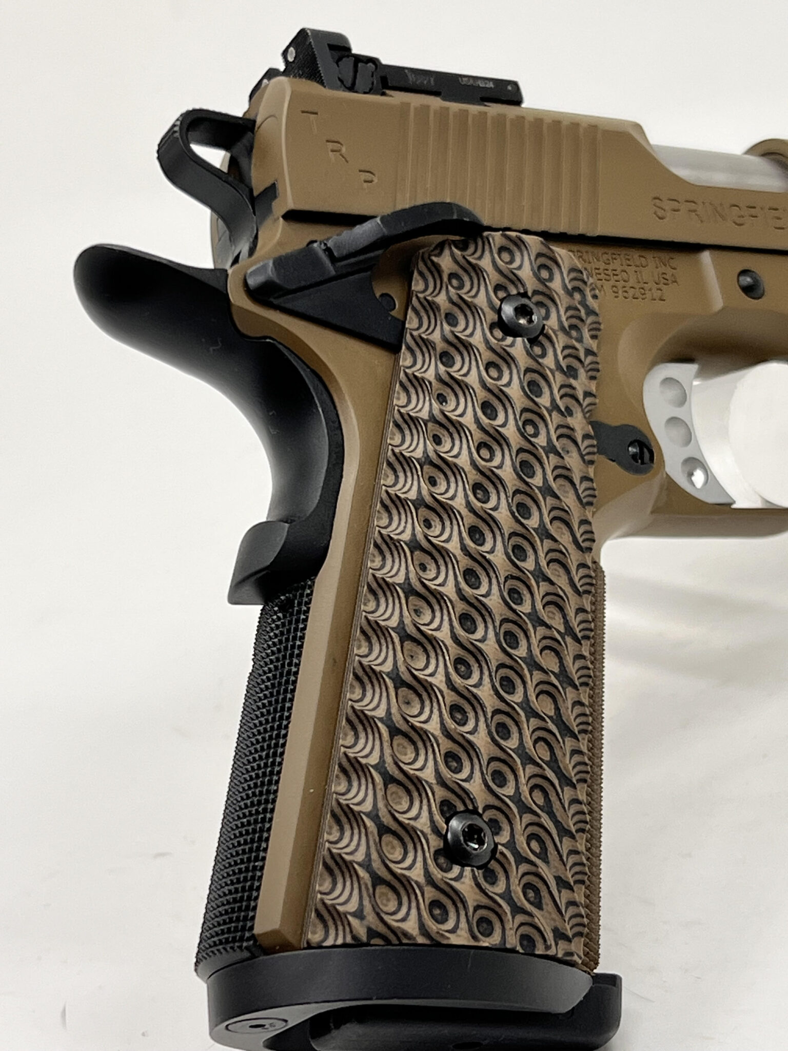 New SPRINGFIELD ARMORY 1911 TRP™ OPERATOR® FULL RAIL – COYOTE BROWN ...
