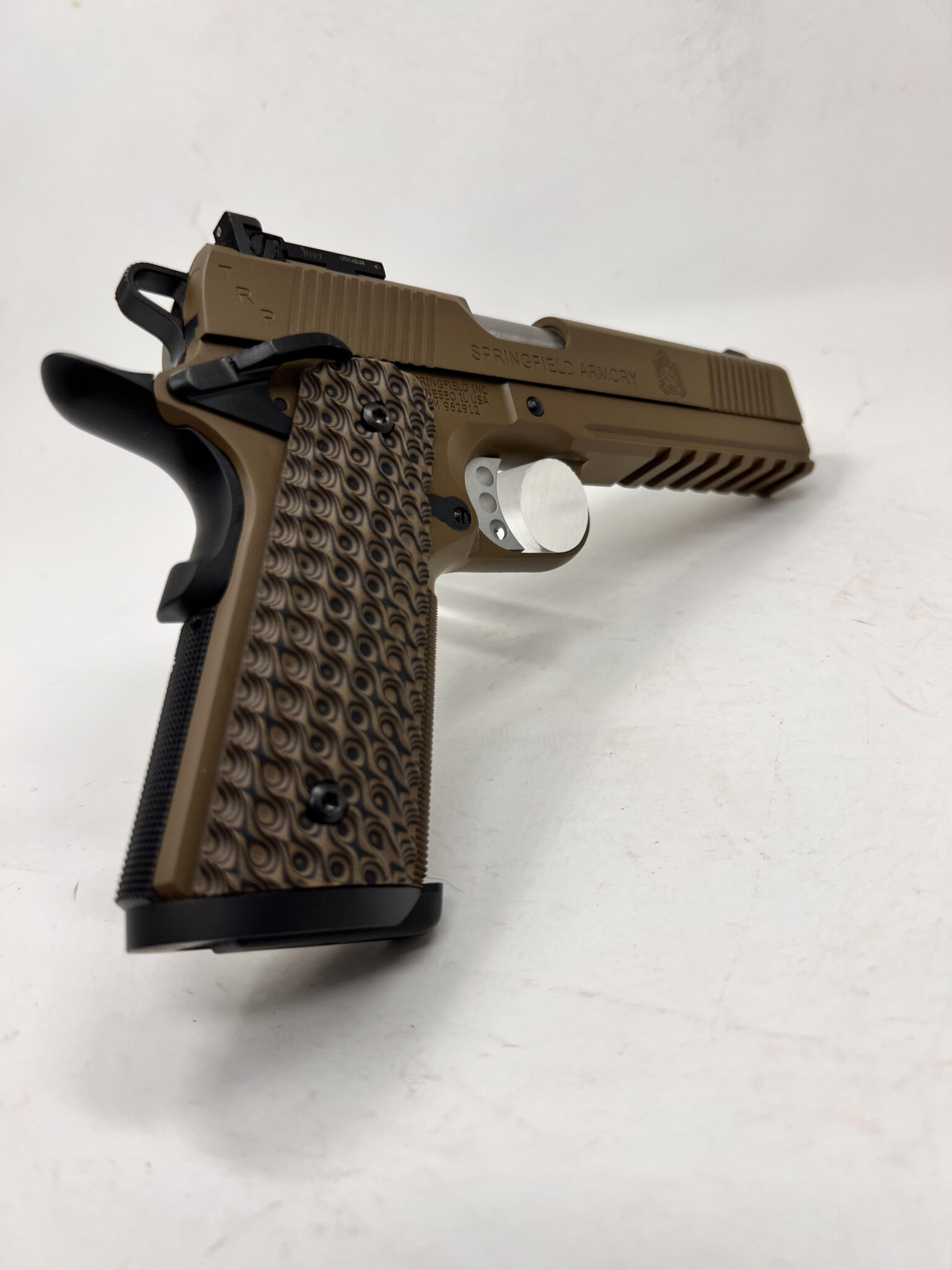 New SPRINGFIELD ARMORY 1911 TRP™ OPERATOR® FULL RAIL – COYOTE BROWN ...