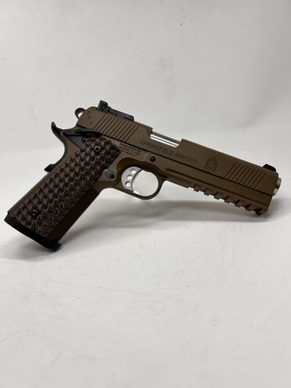 New SPRINGFIELD ARMORY 1911 TRP™ OPERATOR® FULL RAIL – COYOTE BROWN ...