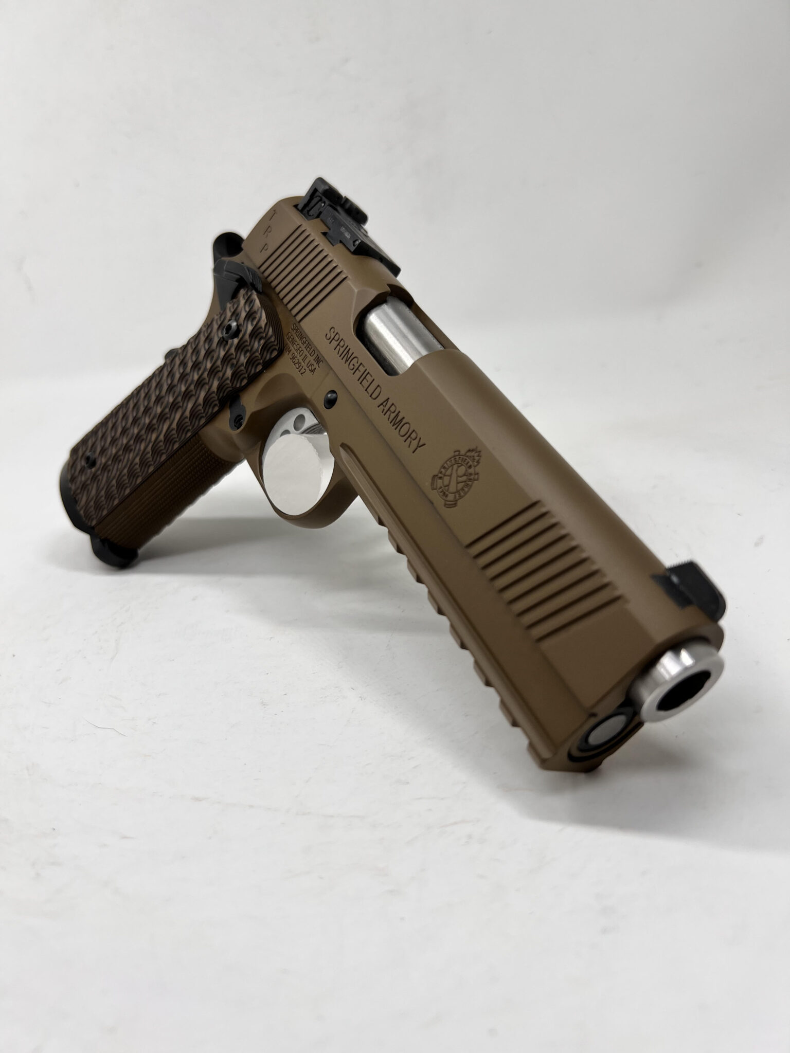 New SPRINGFIELD ARMORY 1911 TRP™ OPERATOR® FULL RAIL – COYOTE BROWN ...