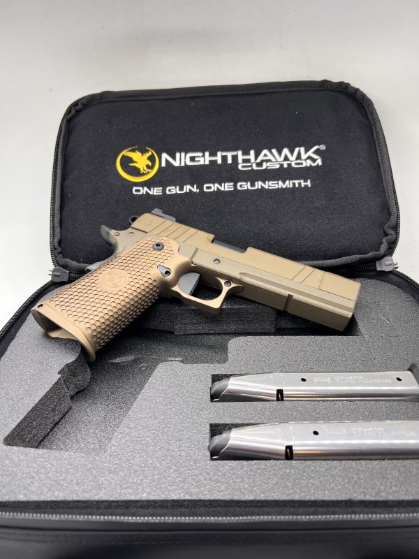 New NIGHTHAWK CUSTOM SAND HAWK COMMANDER DOUBLE STACK – 9MM - Watson ...