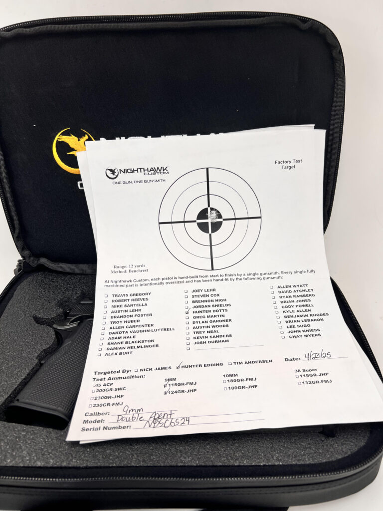 NEW MODEL)*** New NIGHTHAWK CUSTOM DOUBLE AGENT w/IOS and IOS PLATE ...