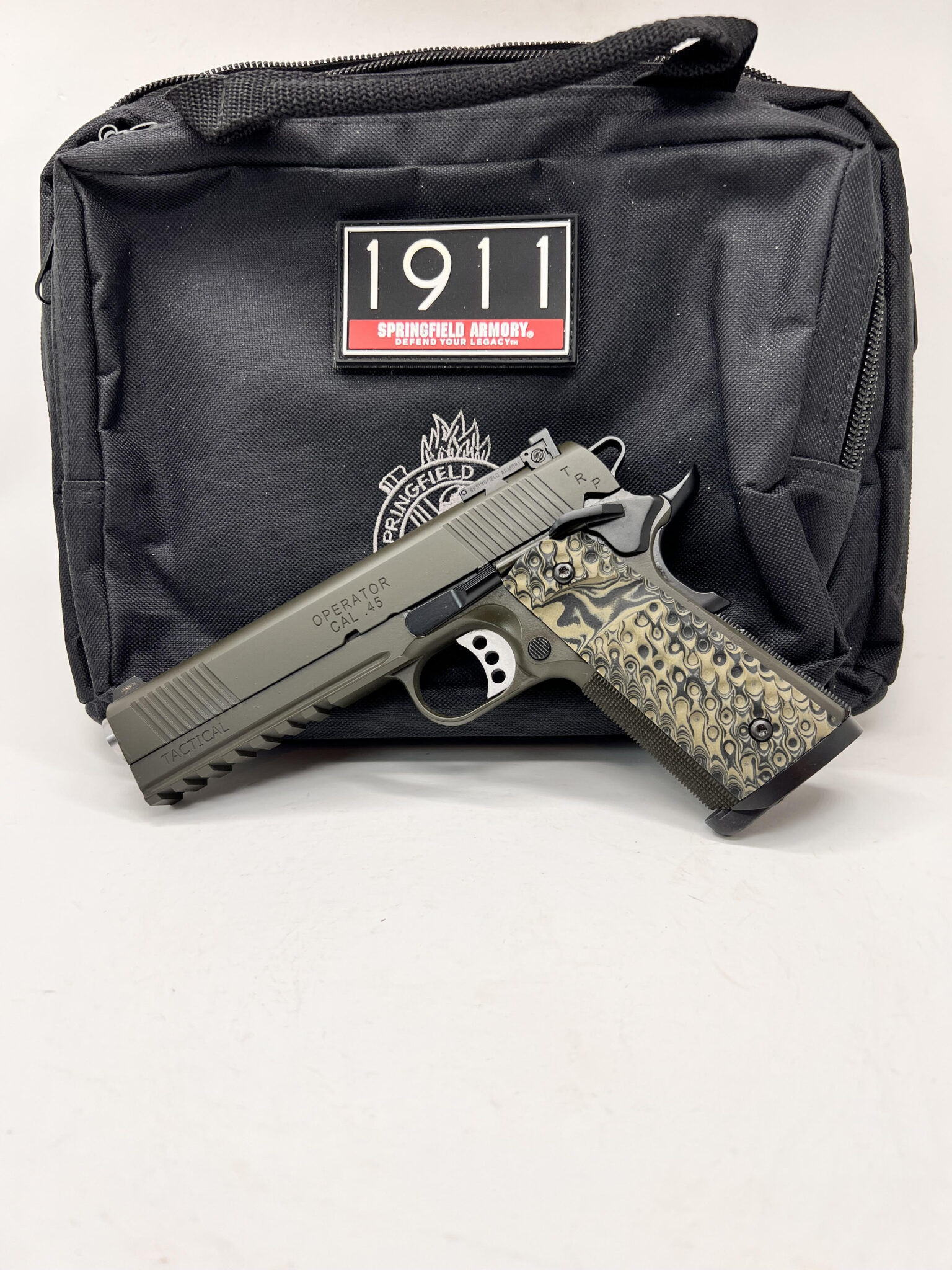 New SPRINGFIELD ARMORY 1911 TRP™ OPERATOR® FULL RAIL – OLIVE DRAB GREEN ...