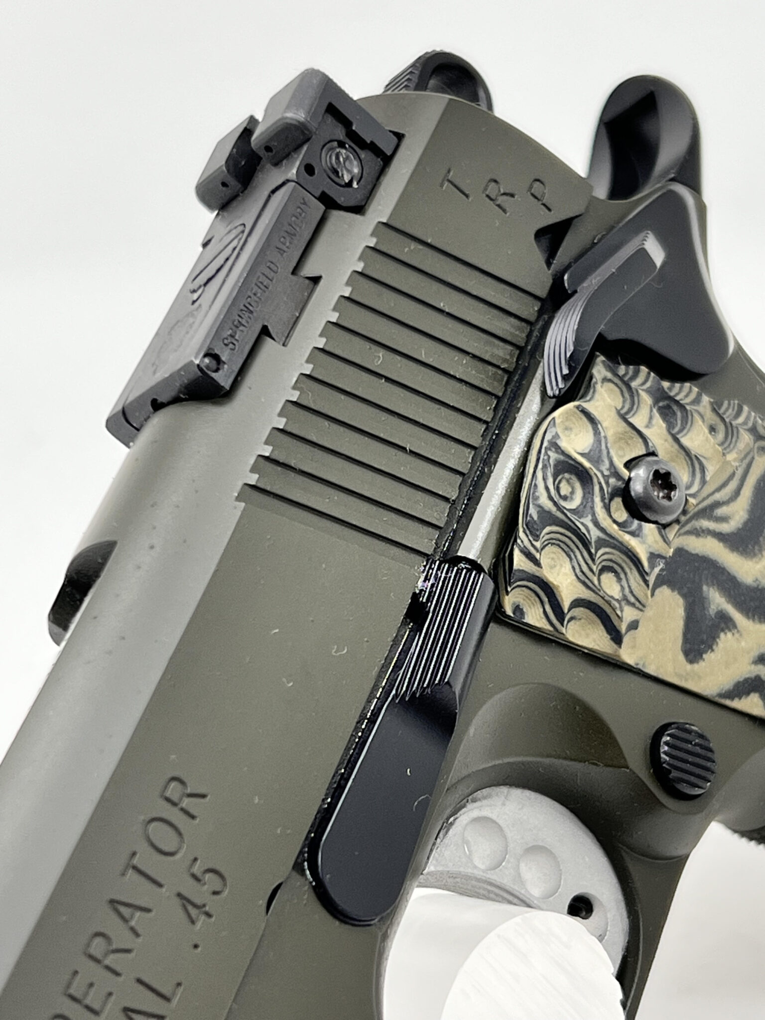New SPRINGFIELD ARMORY 1911 TRP™ OPERATOR® FULL RAIL – OLIVE DRAB GREEN ...