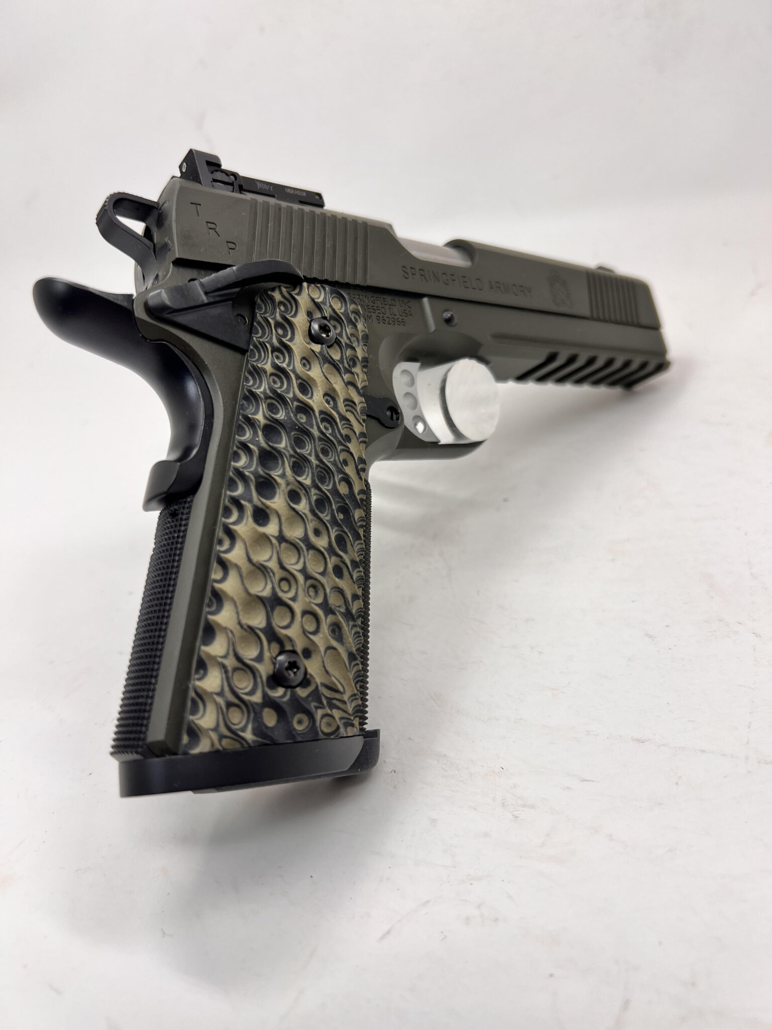 New SPRINGFIELD ARMORY 1911 TRP™ OPERATOR® FULL RAIL – OLIVE DRAB GREEN ...
