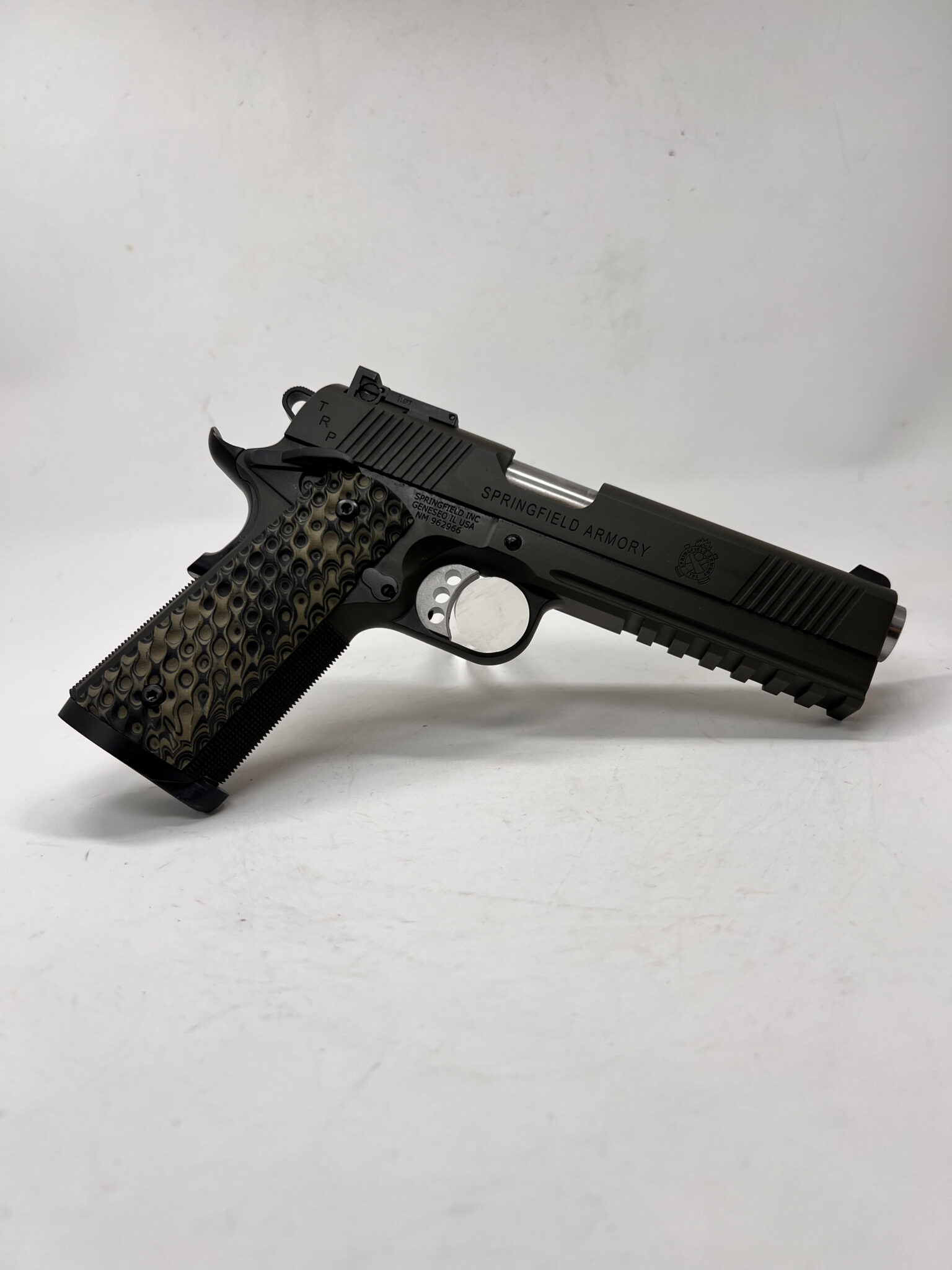 New SPRINGFIELD ARMORY 1911 TRP™ OPERATOR® FULL RAIL – OLIVE DRAB GREEN ...