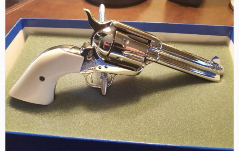 Used Original GEN III 1873 COLT SINGLE ACTION ARMY NICKEL w/PRE-BAN ...