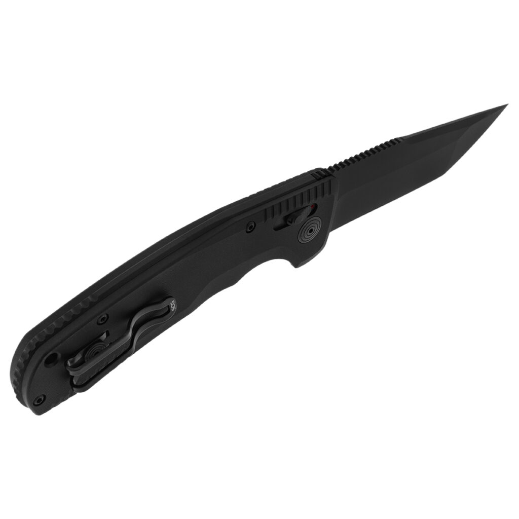 New SOG Knives SOG-TAC AU Tanto Automatic Knife Black Aluminum (3.4 ...