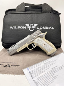 New WILSON COMBAT DIVISION 77 PROJECT 1 GHOST PISTOL – 9MM – SILVER ...