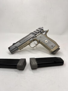 New WILSON COMBAT DIVISION 77 PROJECT 1 GHOST PISTOL – 9MM – SILVER ...