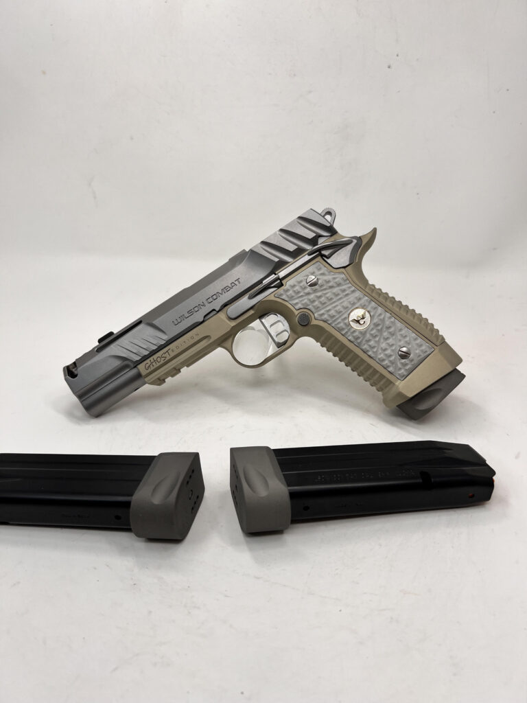 New WILSON COMBAT DIVISION 77 PROJECT 1 GHOST PISTOL – 9MM – SILVER ...