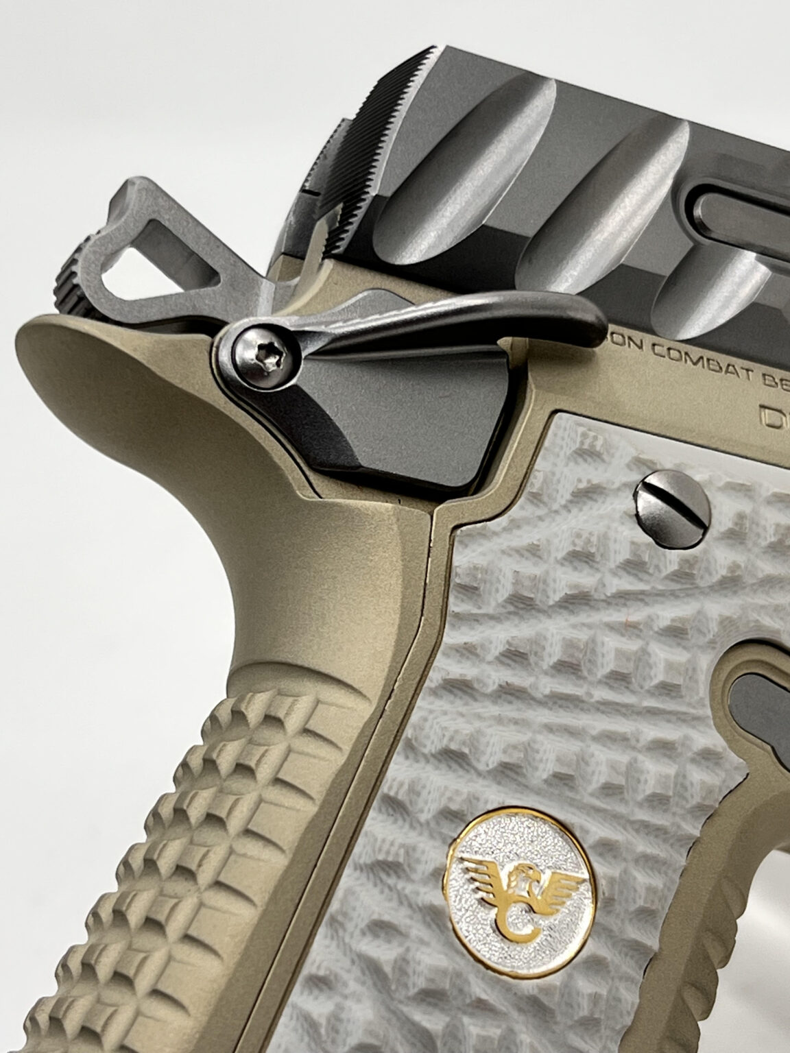 New WILSON COMBAT DIVISION 77 PROJECT 1 GHOST PISTOL – 9MM – SILVER ...