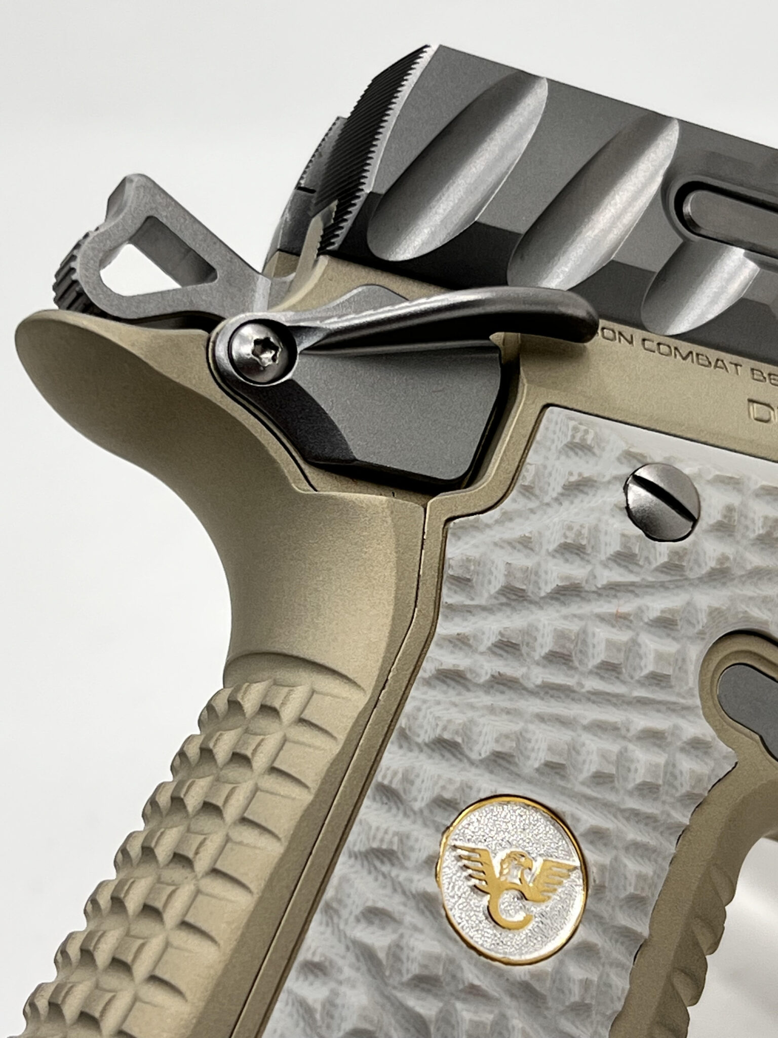 New WILSON COMBAT DIVISION 77 PROJECT 1 GHOST PISTOL – 9MM – SILVER ...