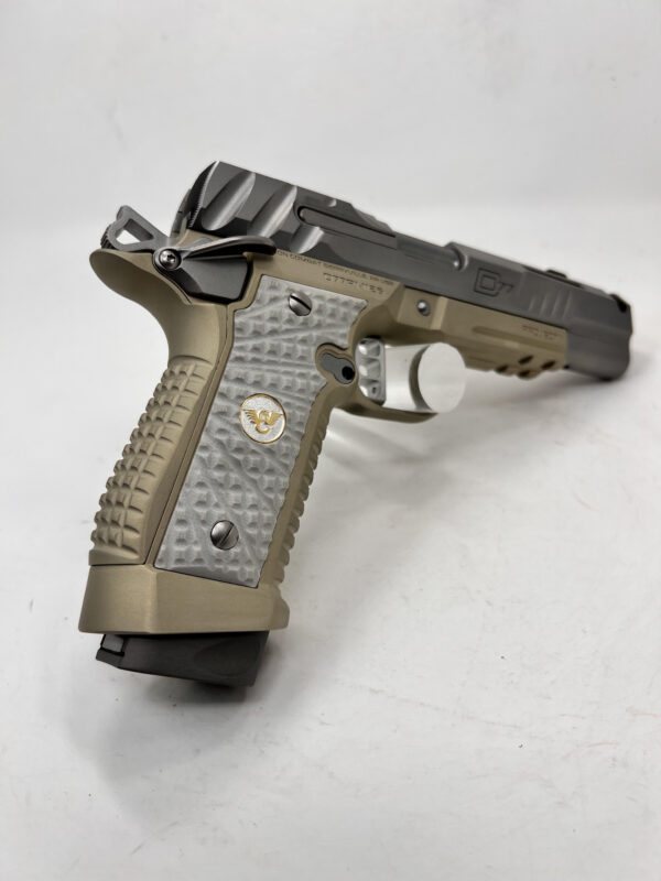 New WILSON COMBAT DIVISION 77 PROJECT 1 GHOST PISTOL – 9MM – SILVER ...