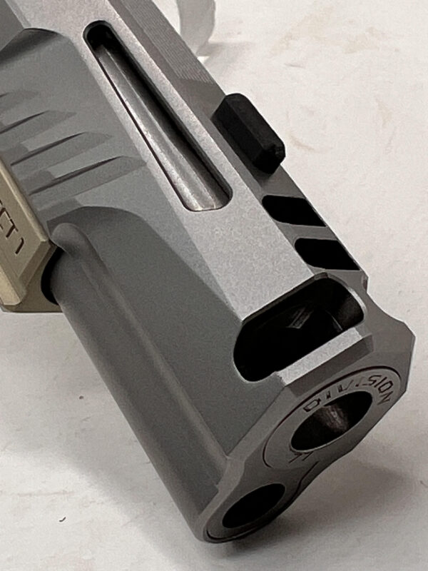New WILSON COMBAT DIVISION 77 PROJECT 1 GHOST PISTOL – 9MM – SILVER ...